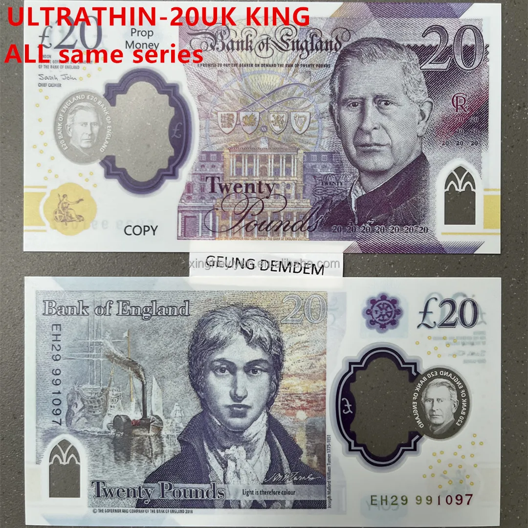Clear Polymer Movie Prop Money UK - Trending & Environment Friendly