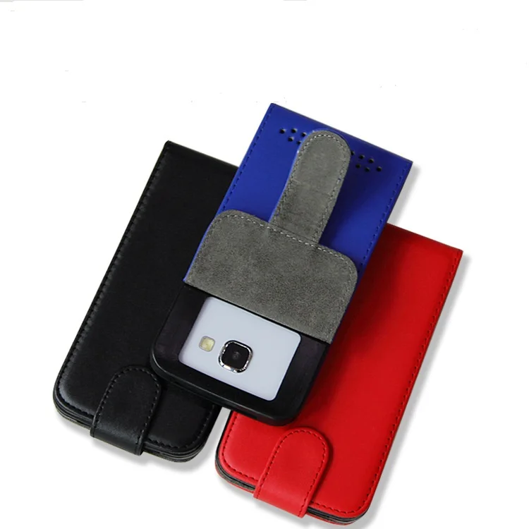 Universal Silicone Case Up And Down Opening Leather Pu Universal Mobile ...