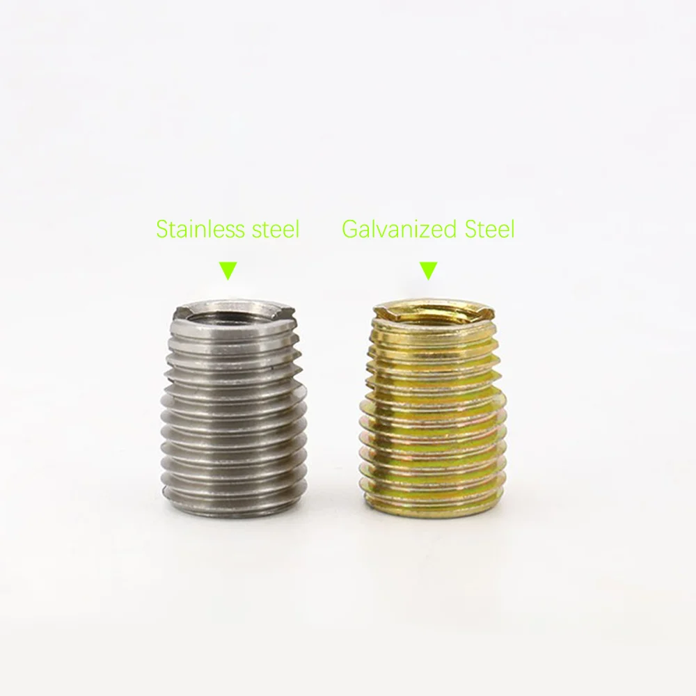 Stainless Steel Slotted Self Tapping Thread Inserts