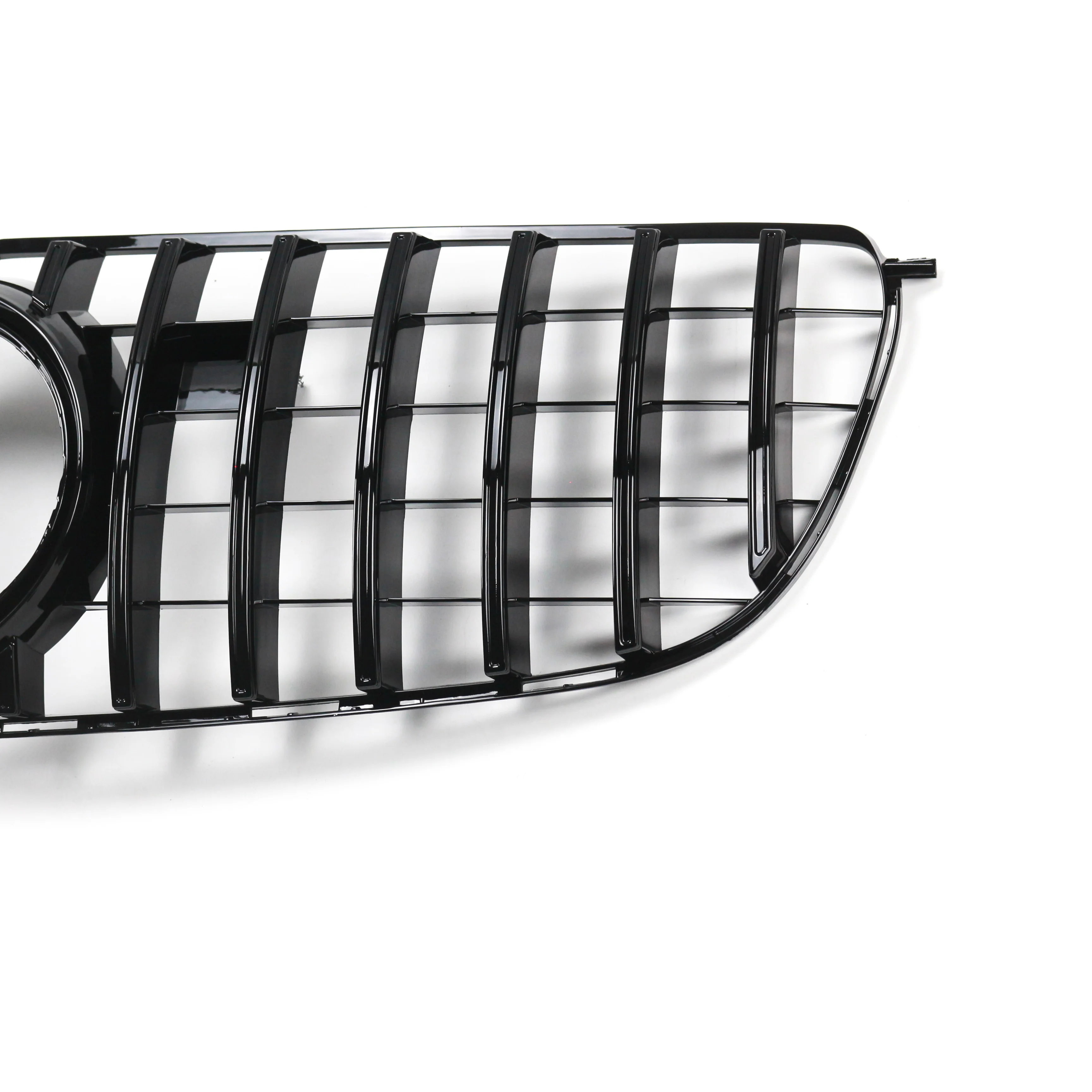 Abs Gtr Style Front Bumper Honeycomb Mesh Grille Grill For Mercedes ...
