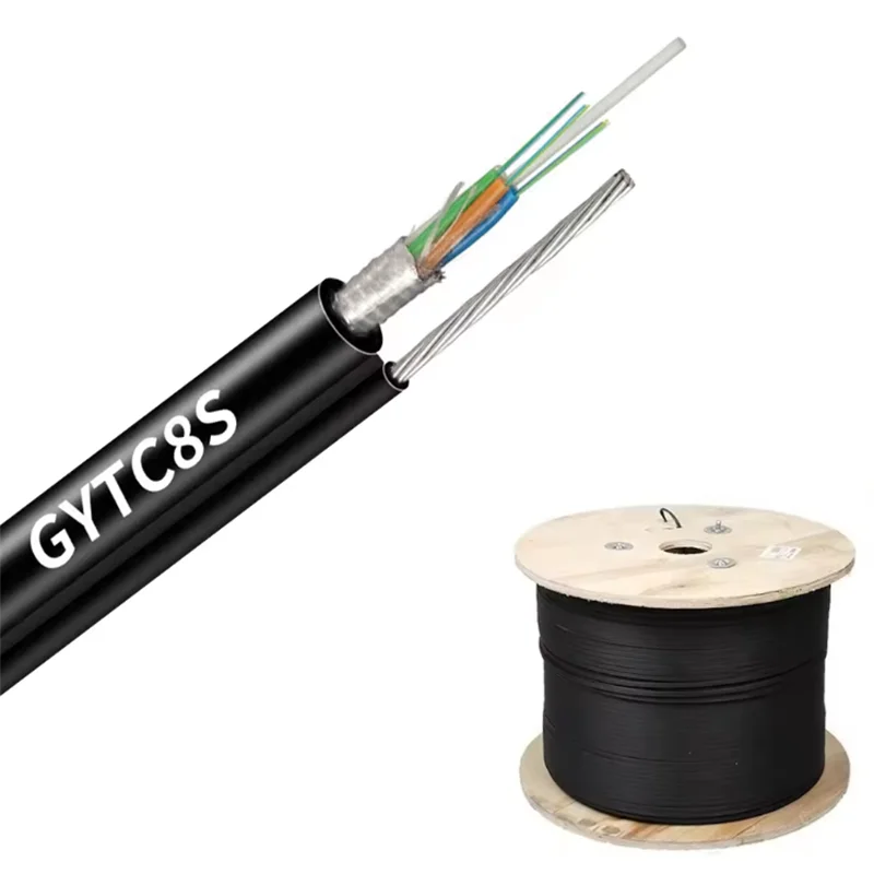 High Speed Data Ftth Cable Single Mode Cable Gytc8s Gyftc8s Fiber Optic ...