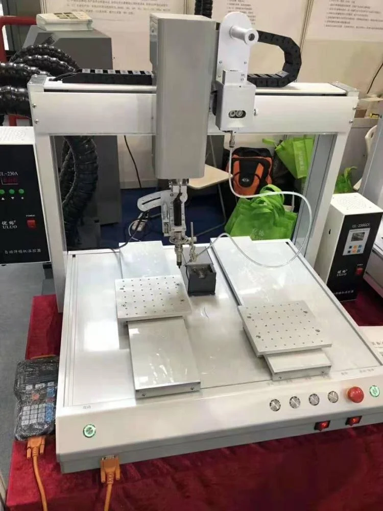 PCB Soldering 5 Axis Two Heads Soldering Robot - Auto Soldering Machine