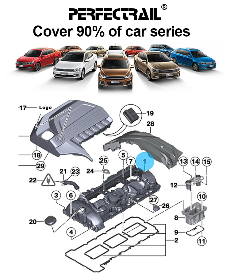 丰田本田日产马自达三菱斯巴鲁铃木五十铃日本汽车的汽车配件发动机气缸气门室盖| Alibaba.com