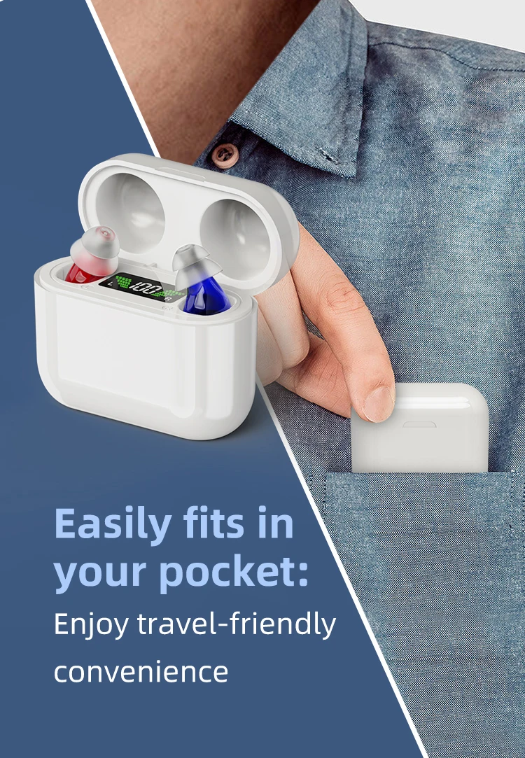 New Arrival CIC Hearing Aid Device for Seniors - Rechargeable & Affordable