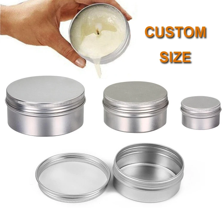 Empty Refillable Metal Tins - Ideal for Beard Balm & Cosmetics