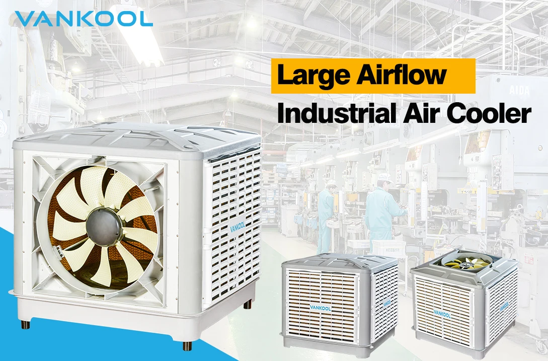 Industrial Air Tent Coolers 180000cmh Duct Evaporative Air Cooler ...