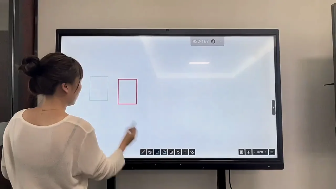 75 Inch Smart Tv 4k Panel With Capacitive Touch Screen All In One Pc ...