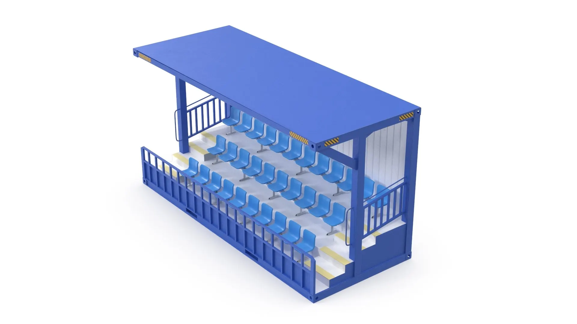 40FT High Cube Container Bleachers - Sturdy & Cost Effective