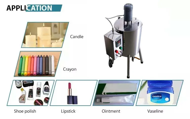 Tipstick Mixing Machine Tip Balm Paste Cans Filling Machine Lipstick ...