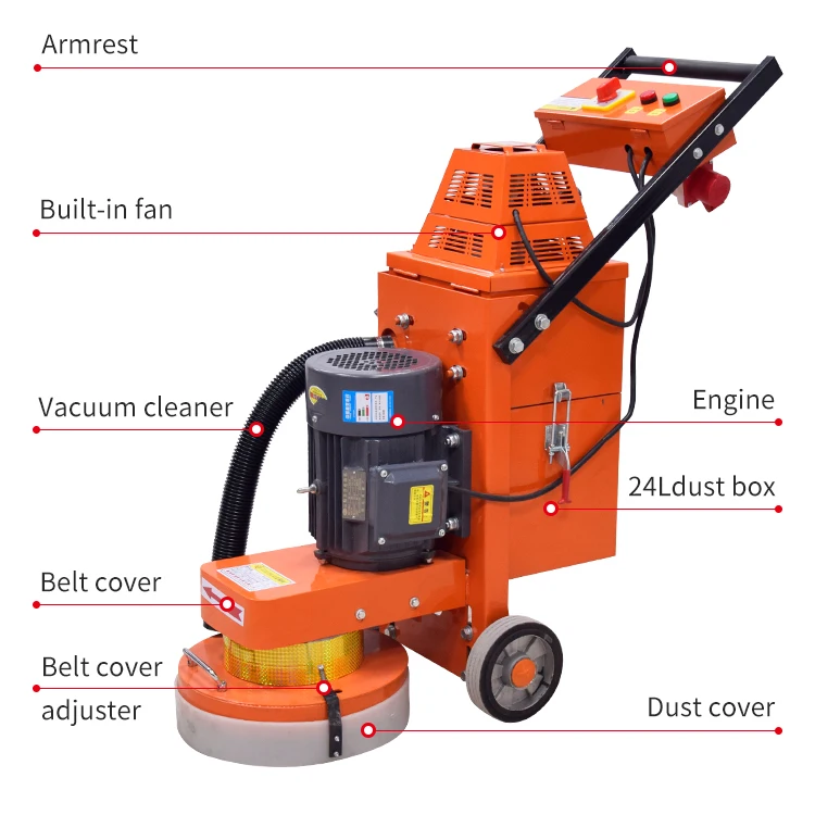 G350/400 380V 220V 1.8KW Terrazzo Machine - Concrete Floor Grinder