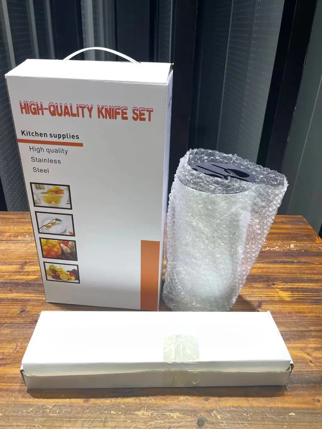 7-piece Multi-purpose Kitchen Knives Set With Stand Stainless Steel ...