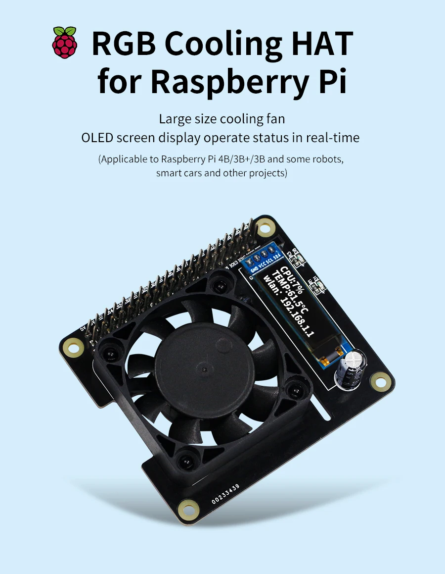 Yahboom Cooling Fan Hat at Jasper Frewin blog