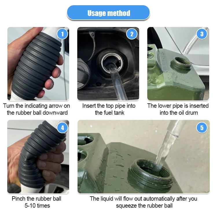 Multifunction Liquid Sucker - Universal Manual Fuel Transfer