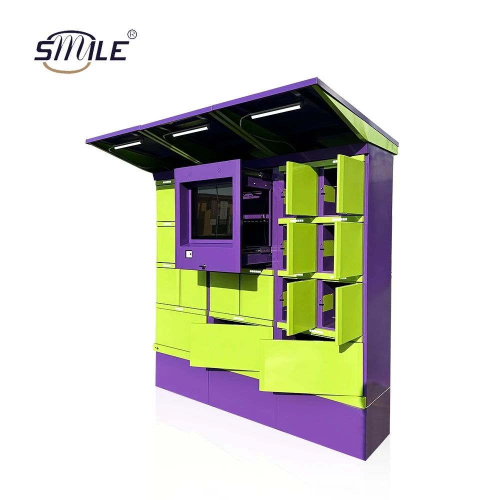 SMILETECH outdoor delivery locker with electronic lock smart storage ...