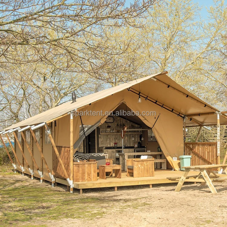 Safari Tent Luxury Canvas Glamping For Living Resort House Outdoor ...