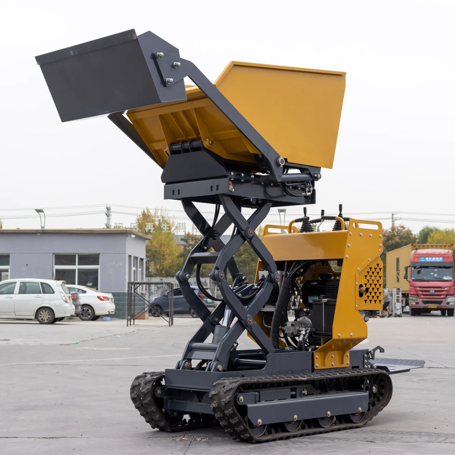 Small Dumper with Lift Function - 270L Bucket Capacity