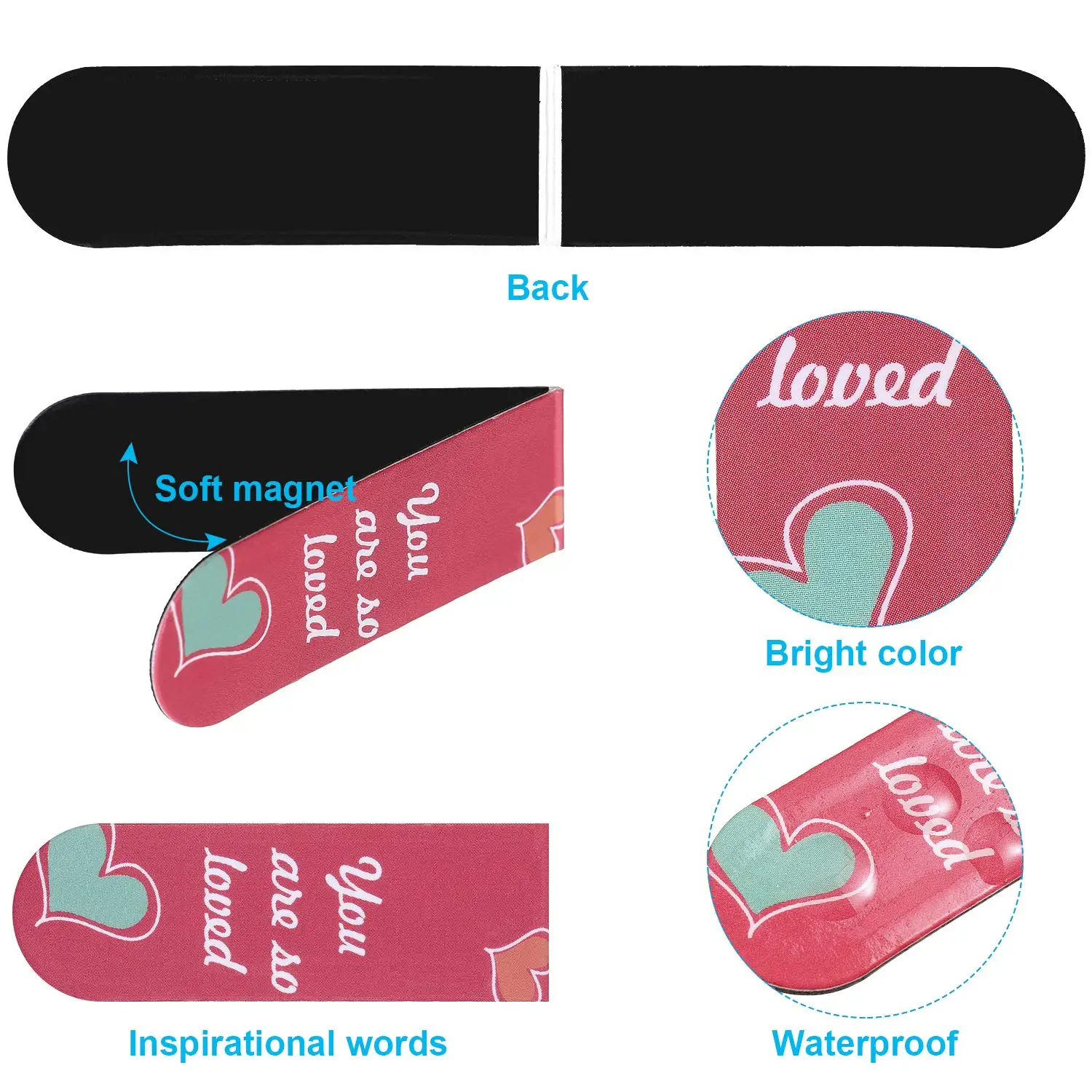 Inspirational Quotes Magnetic Bookmarks Encouraging Bookmarks Magnet ...