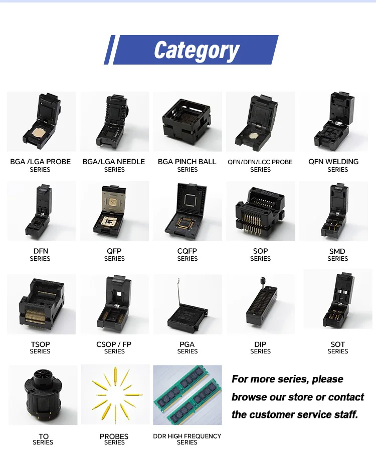 IC Burning Socket Adapter Fixture Test Bench SOP 14 Clamshell Socket 1. ...