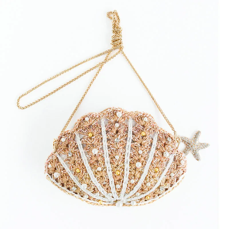 New Desgin Rainbow Shell Diamond Shiny Evening Bag Colorful Shell ...