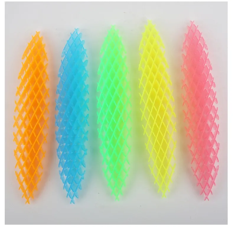 Cute Popping Worm Squeeze Toys Novelty Geometric Finger Slug Kinetic ...