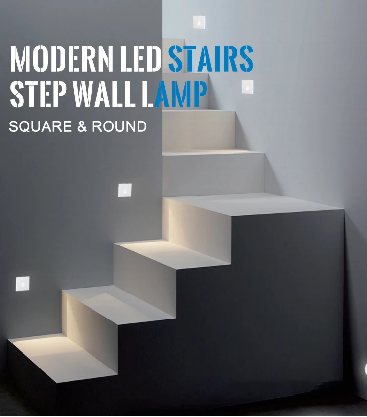 New Design Staircase Lighting Recessed Stairs Wall Lamp Led Stair Wall ...