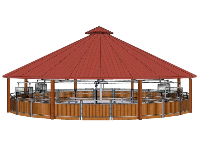 Round Horse Walkers - Safe and Efficient Exercise Solutions