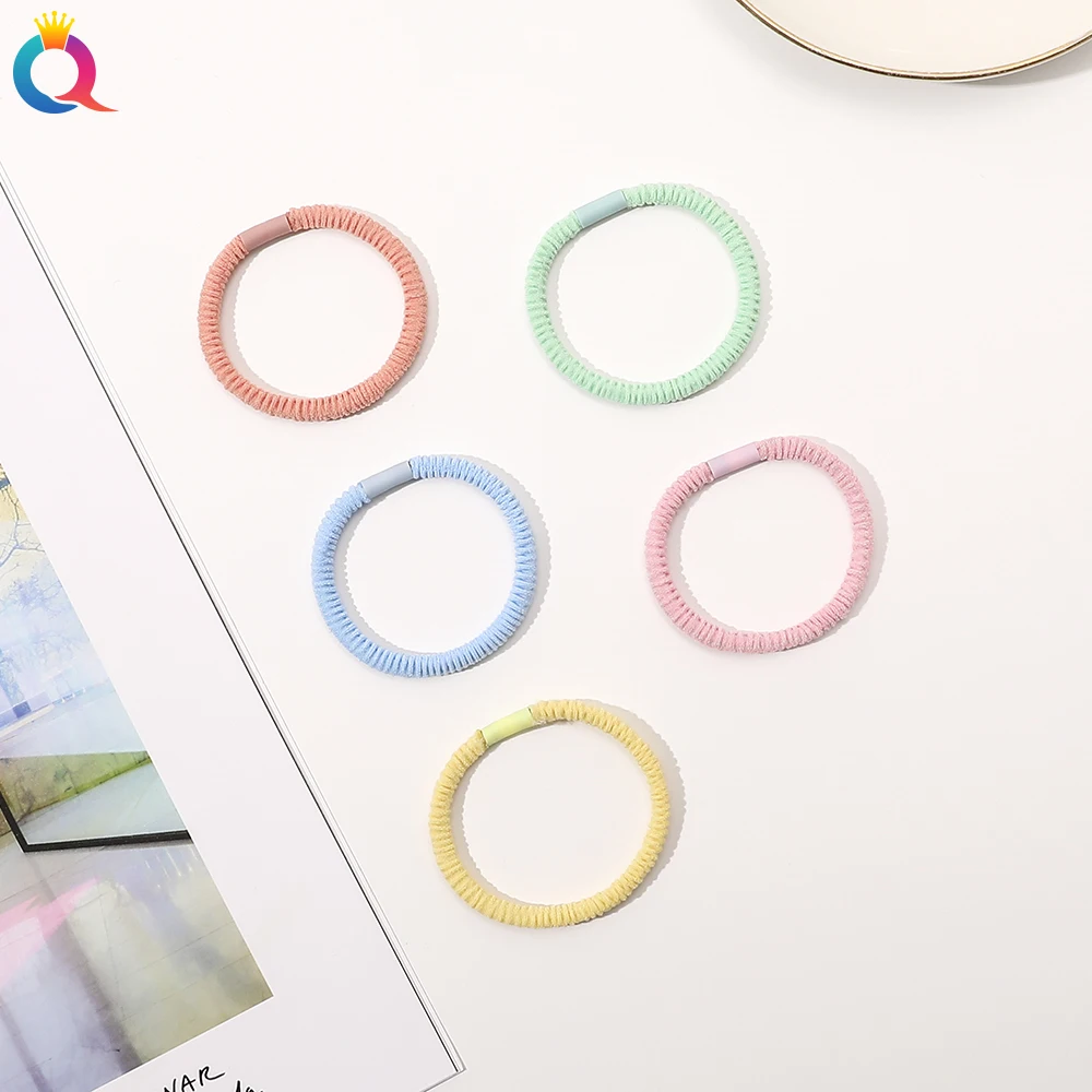 Durable Elastic Hair Tie Hairband Woman Ponytail Holder - Buy Hair ...