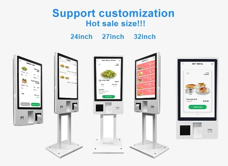 Self-service Kiosk Machine - 24, 27, 32 Inch POS Touch Screen