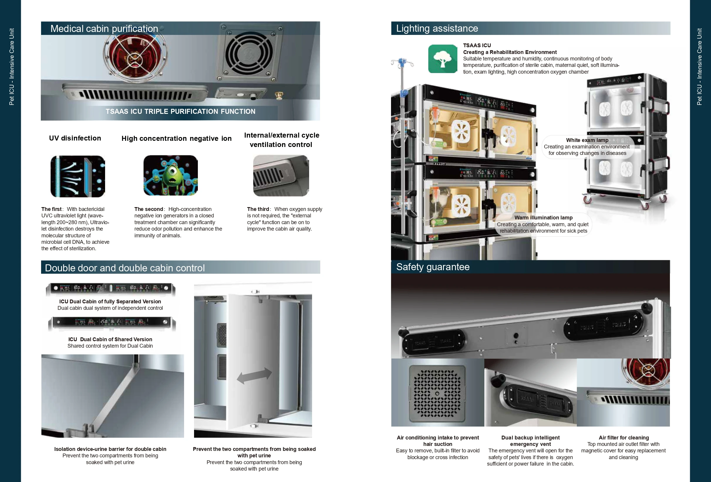 Veterinary Icu Cage Pet Icu Room With Temperature Self-adaption ...