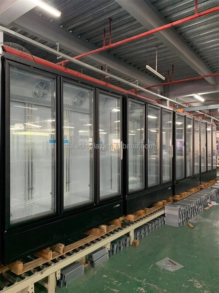 3 Glass Doors Frozen Food Vertical Showcase - Snowland Freezer
