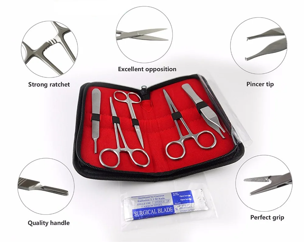 Cettia Kd970 Veterinary Use General Instrument Surgical Dissecting Set ...