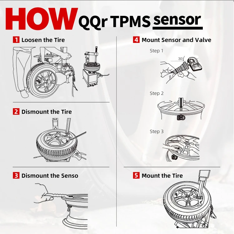 2024 NFC TPMS Sensors - Reliable Tire Pressure Monitoring