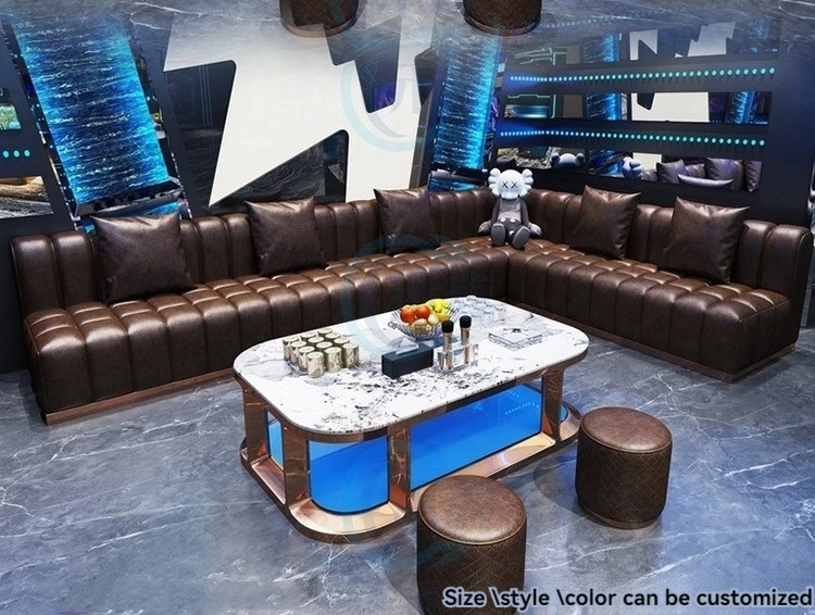 2024 YOUTAI Newest Modular Sectional Luxury Leather Sofa Nightclub ...