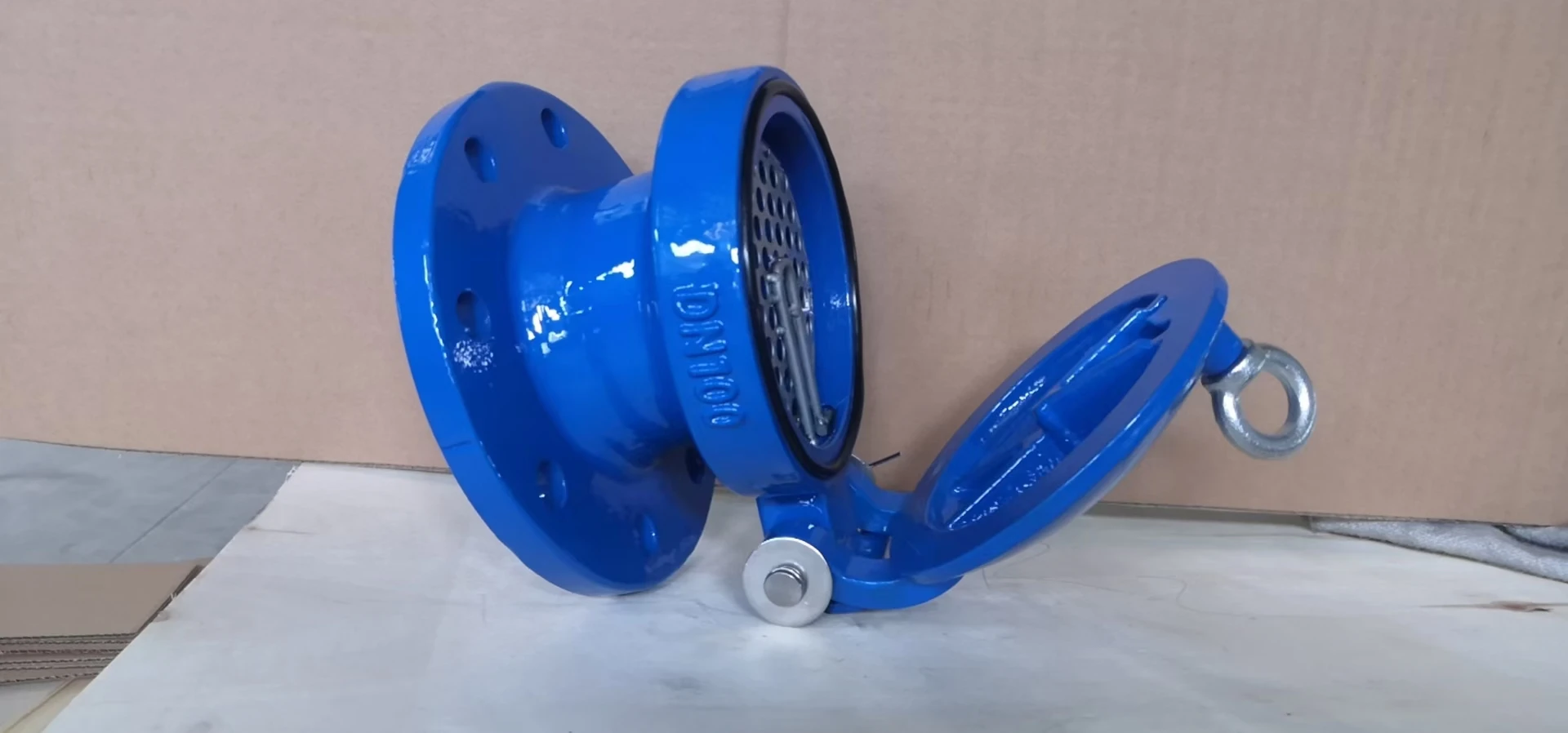 Dn100 Dn150 Round Cast Iron Flange Tapping Gate Valves - Buy Flap Cover ...