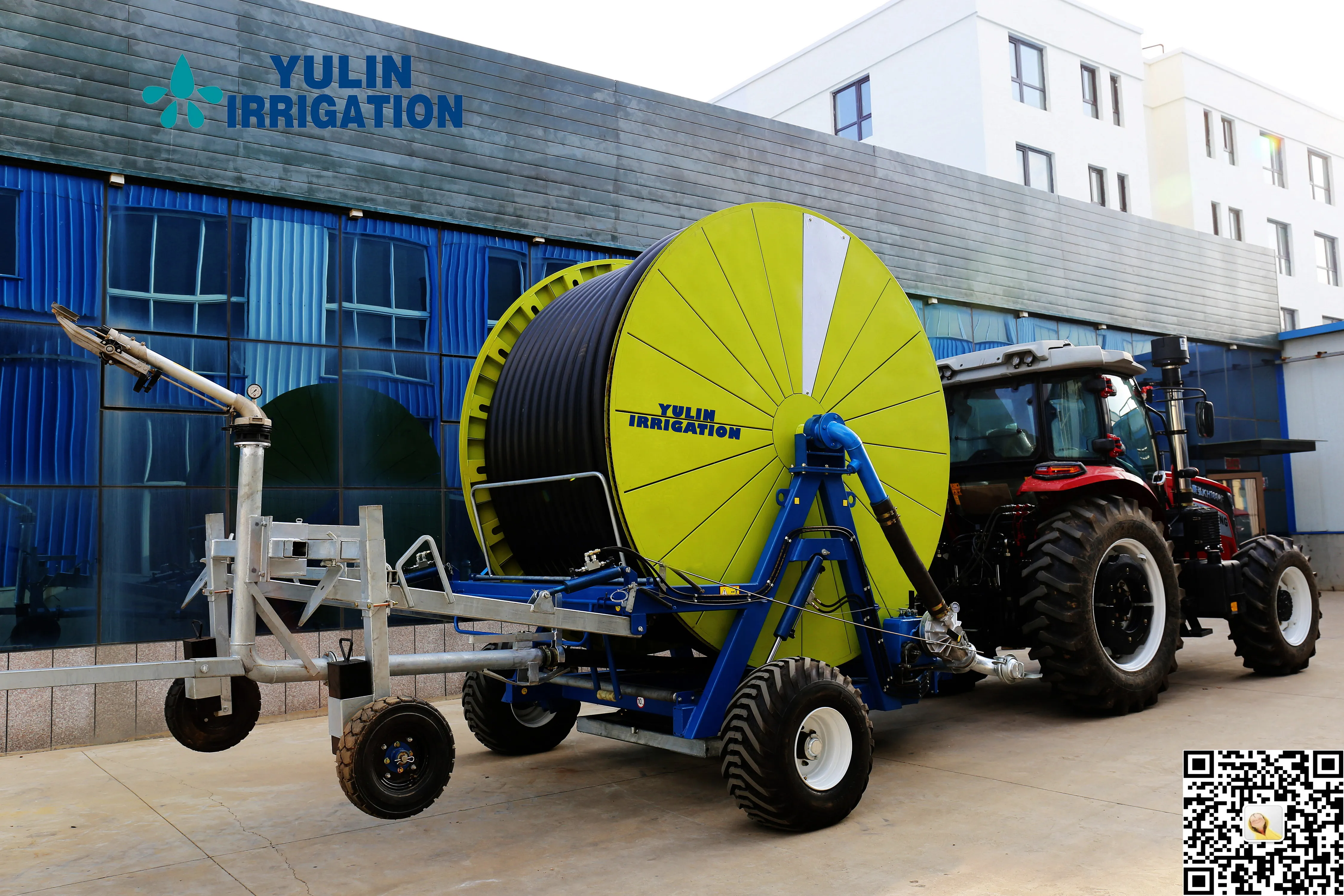 Travelling Irrigation System Rain Gun / 75-300tx Hose Reel Irrigation ...