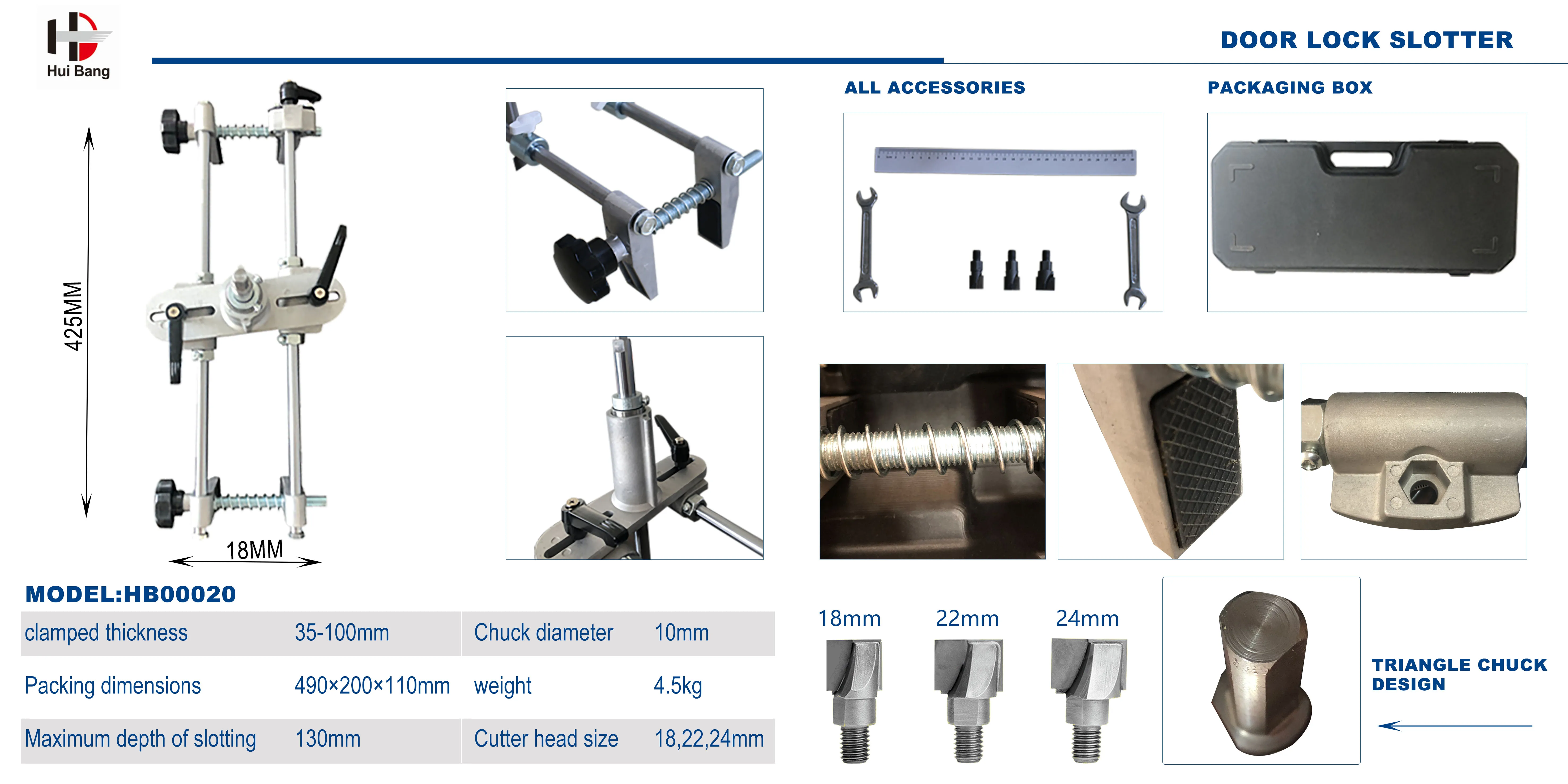 Hb00020 Door Lock Mortising Tools Door Lock Mortising Machine Kaba Lock ...
