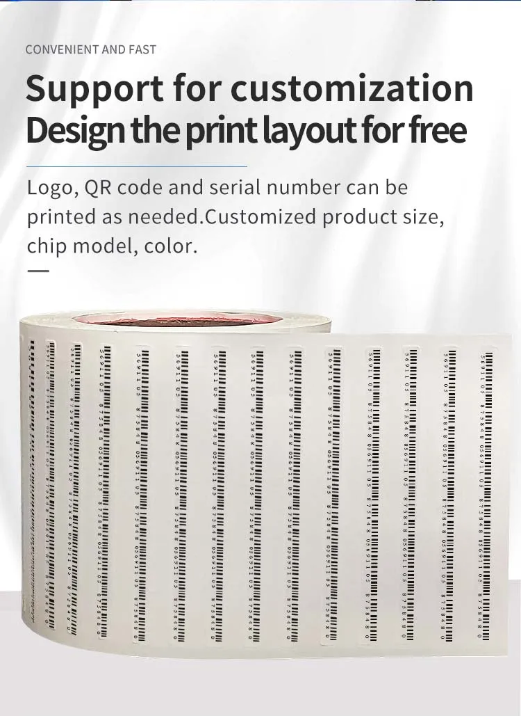 Passive Uhf Rfid Rewritable Printable Tracking Uhf Etiqueta Tag Label ...