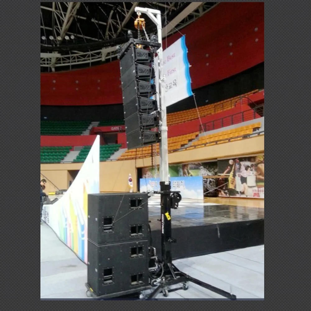 6.5m Speaker Lift Line Array Crank Stand for Sale - TECH TEAM