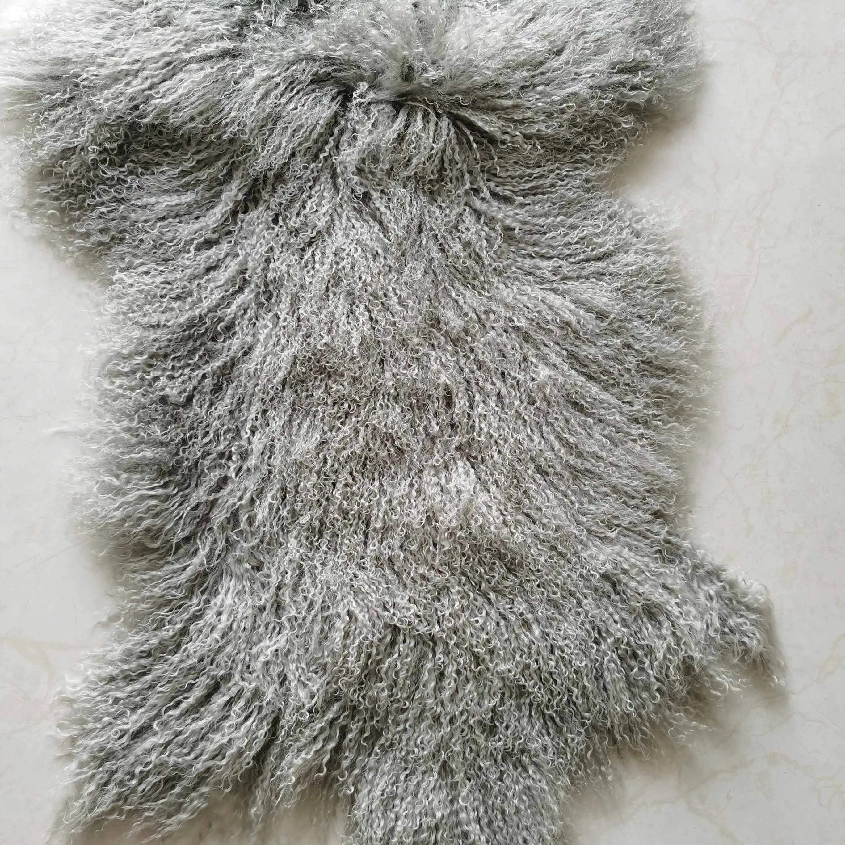 Genuine Mongolian Tibetan Sheep Wool Rug - Soft & Durable