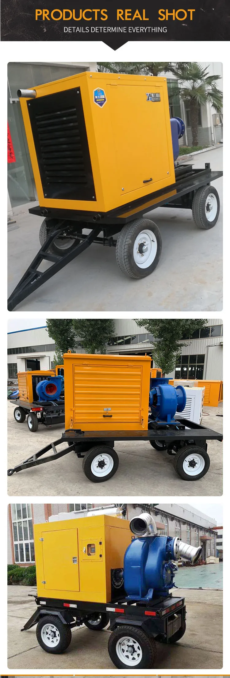 Heavy Duty Large Diesel Powered Flood Pump Truck High Pressure Waste ...