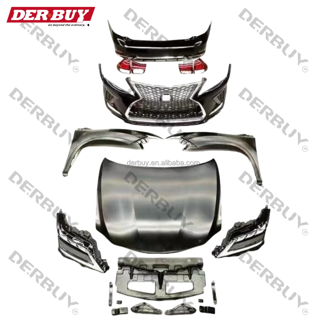 Lexus RX 350 Body Kit - Front & Rear Panels for 2006-2008