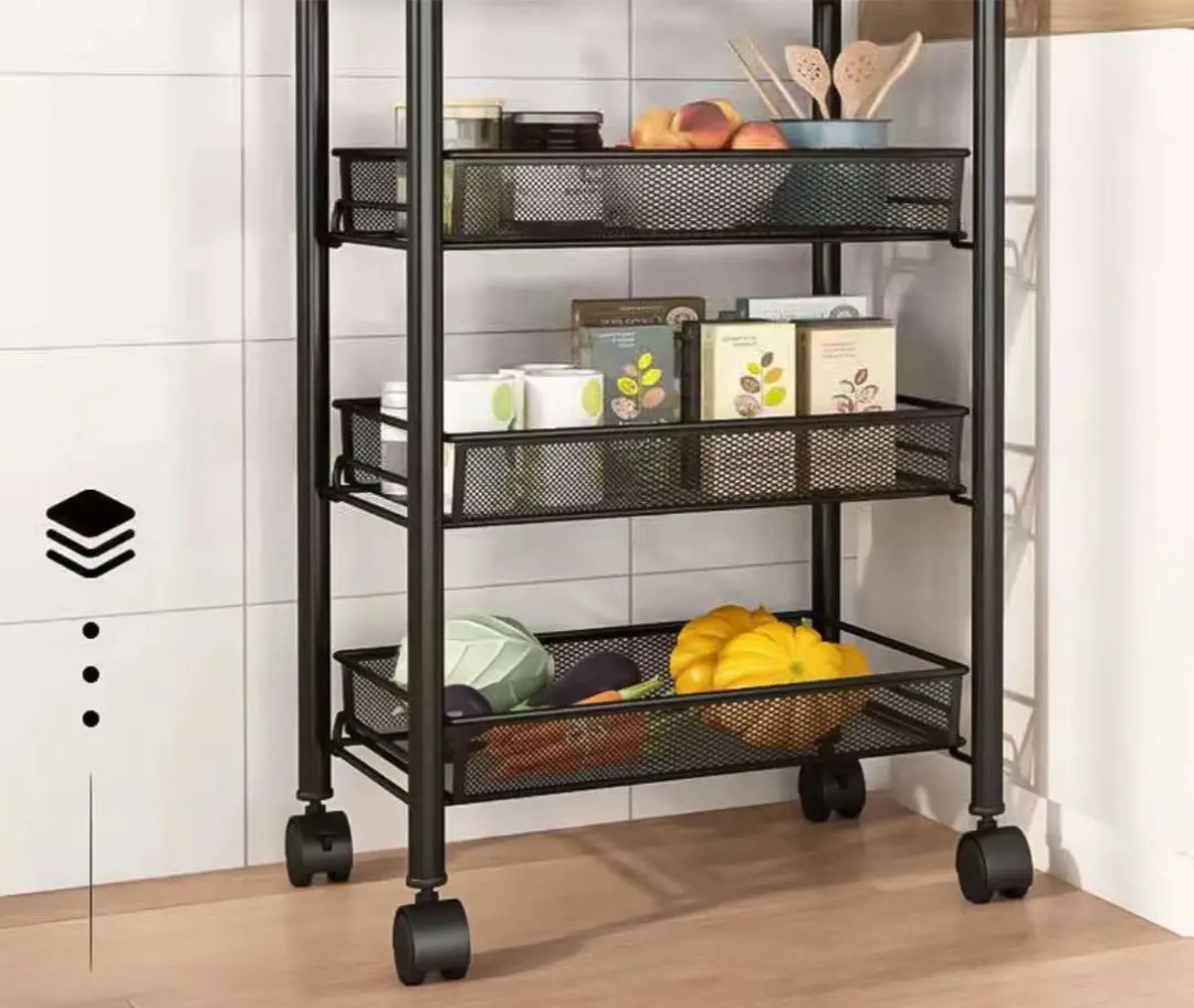 Metal Moving Shelf Storage Rack Cart Home Kitchen Trolley| Alibaba.com