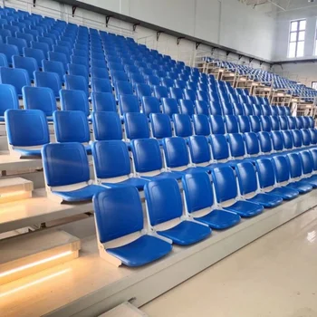 Retractable Stadium Seating Bleacher For Basketball Court - Buy ...