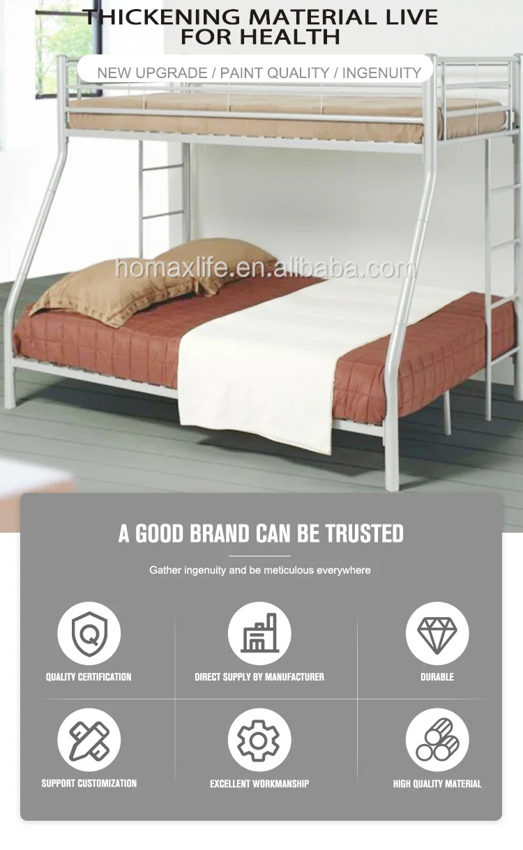 成人双层床双层金属框架设计，带梯子 - Buy 双层床双层金属框架为成年人设计的梯子,双层床双层金属框架成人设计,学校双层床双层金属框架为成年人设计的梯子 Product on Alibaba.com