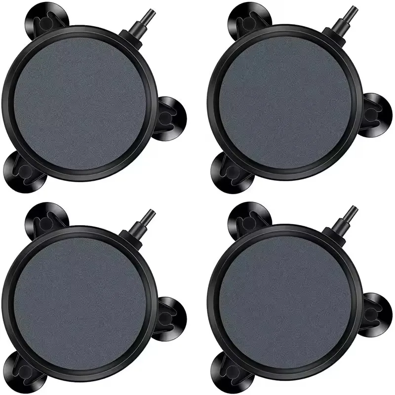 Round Micro Disc Bubbler Aquarium Air Stone Air Pump Oxygen Diffuser ...