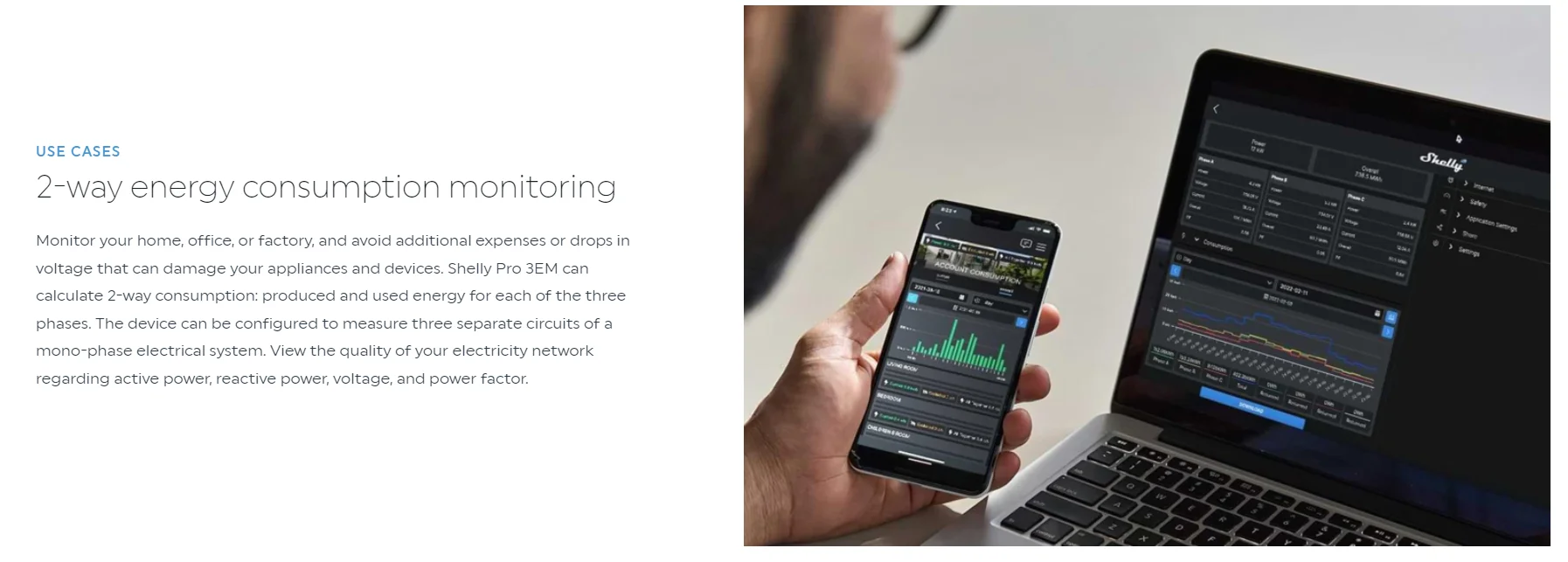 Shelly Pro 3EM - Smart 3-Phase Energy Meter with Wifi