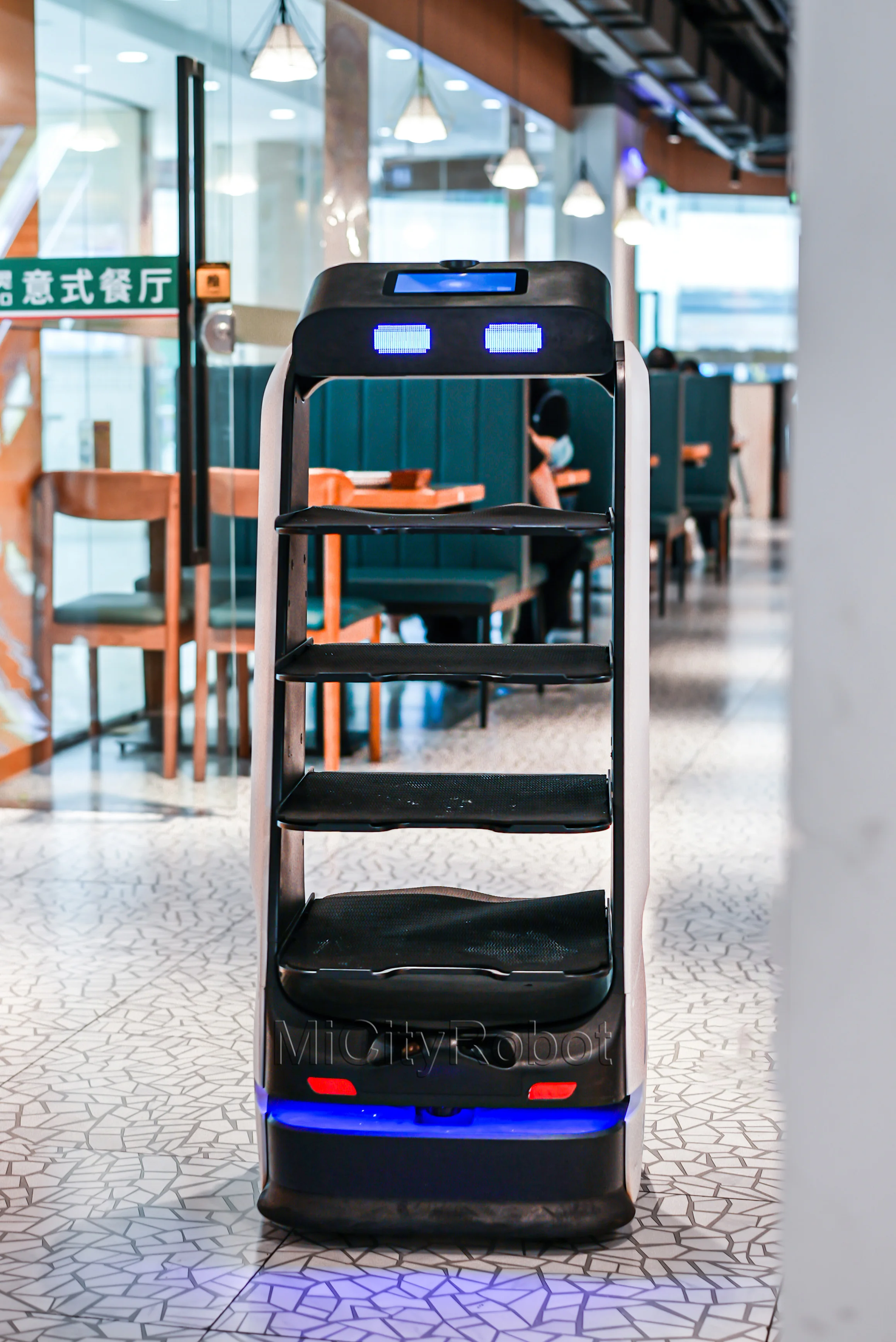 Smart Human Welcome Reception Service Robot Artificial Intelligence Ai ...