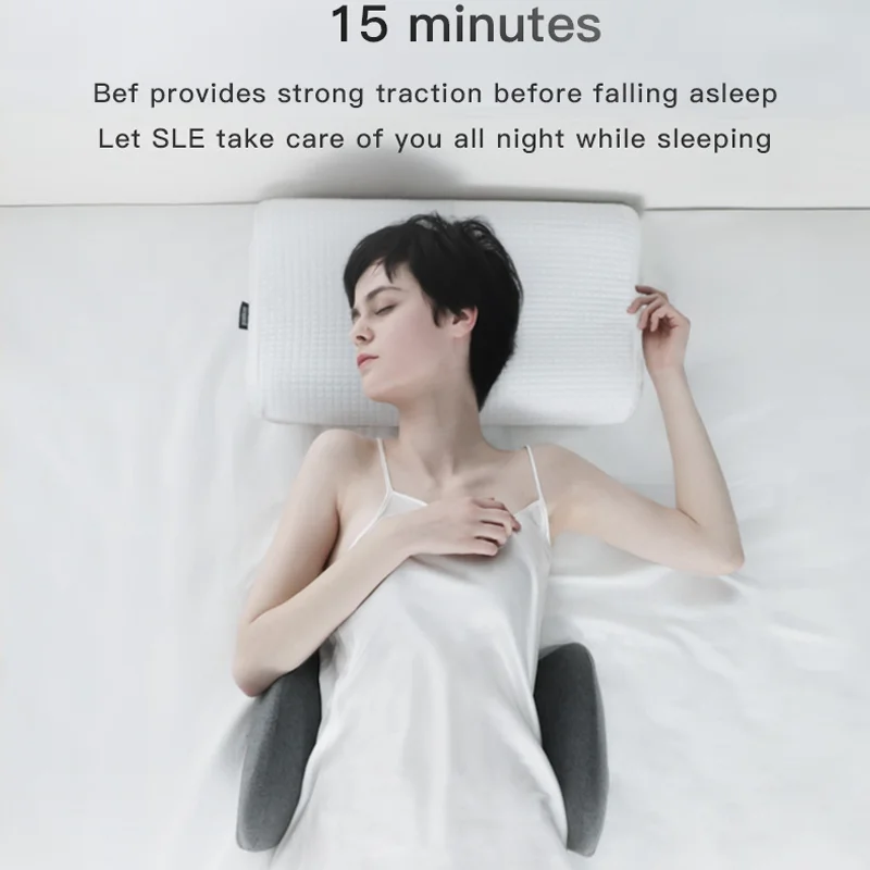 Bamboo Memory Foam Lumbar Support Pillow for Lower Back Pain Relief ...