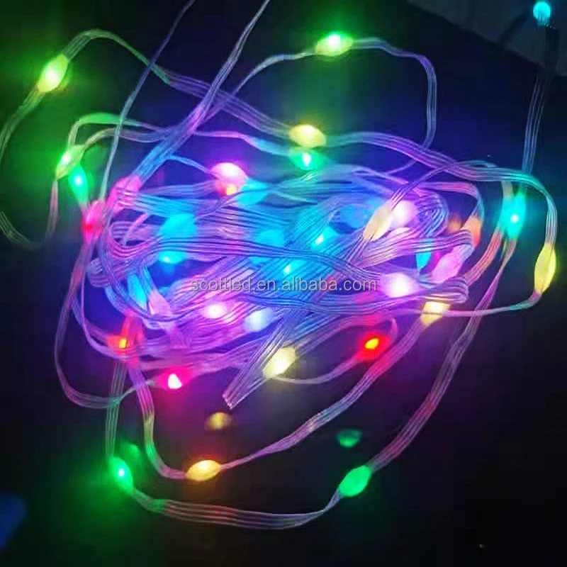 Pixel LED Node 13mm Lights String Addressable WS2811 RGB DC5V