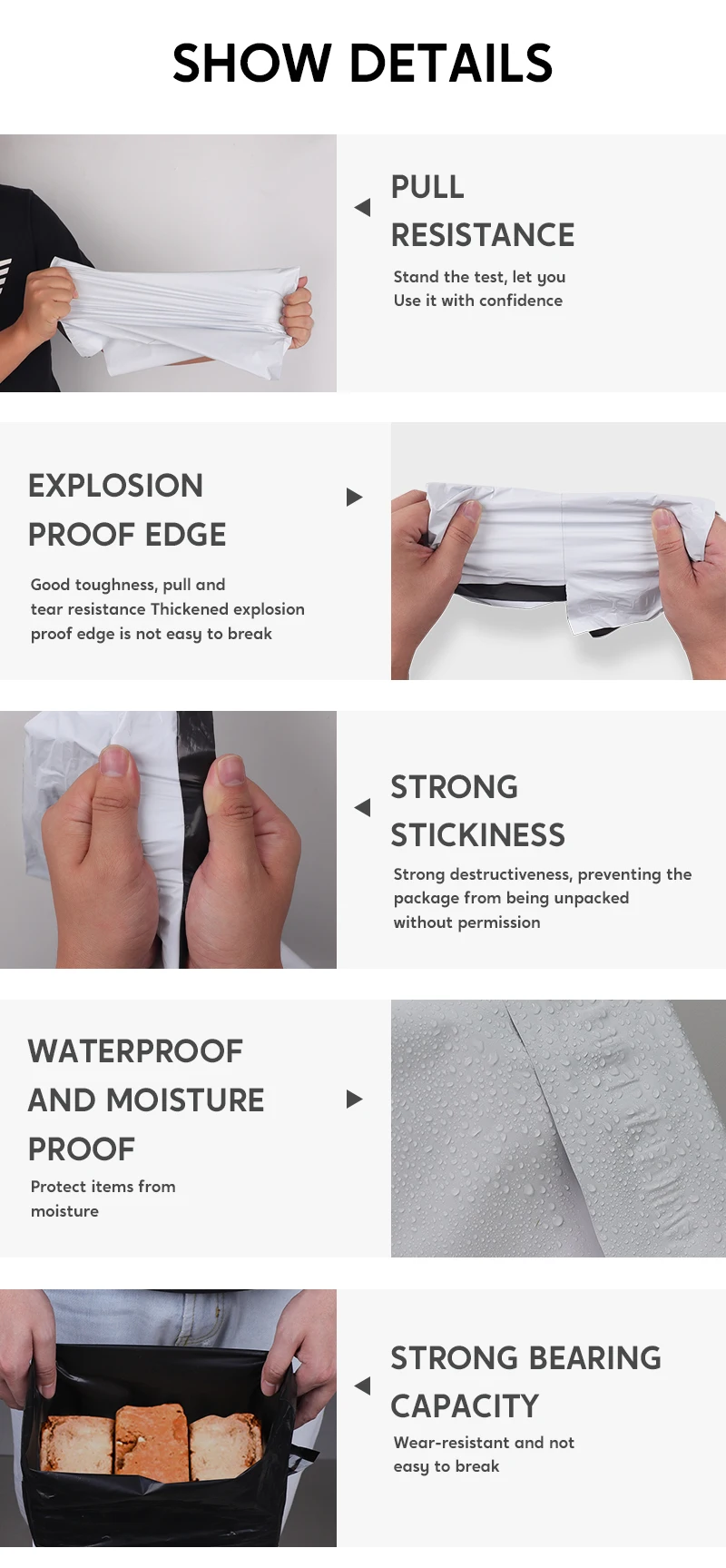 Custom Personalized Logo Plastic Mailing Bags Printed 10 X 13 Poly ...